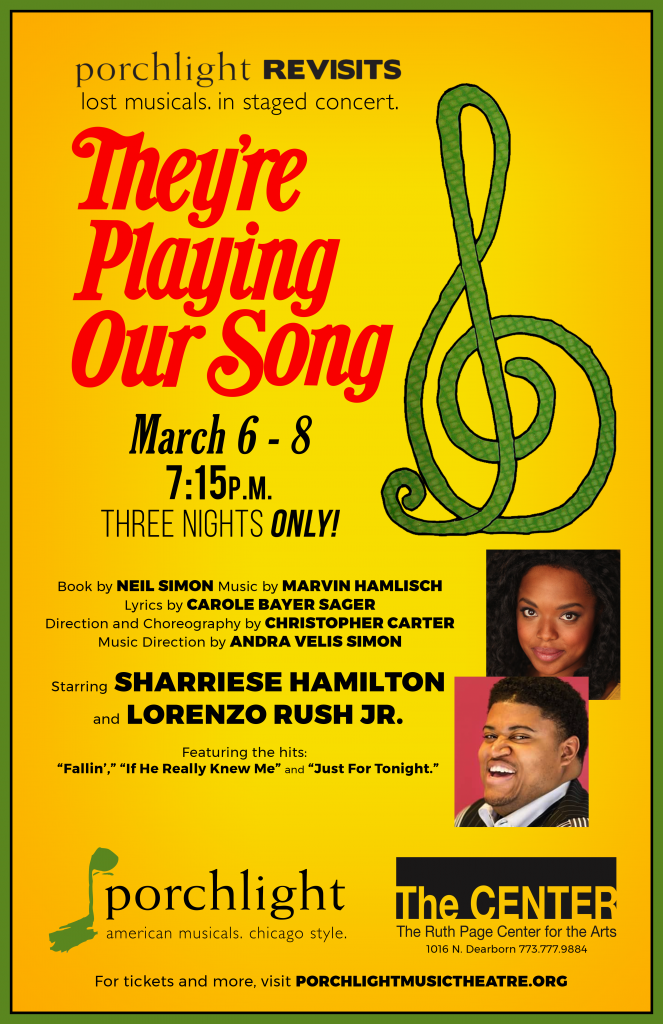 Porchlight Revisits They’re Playing Our Song | Porchlight Music Theatre